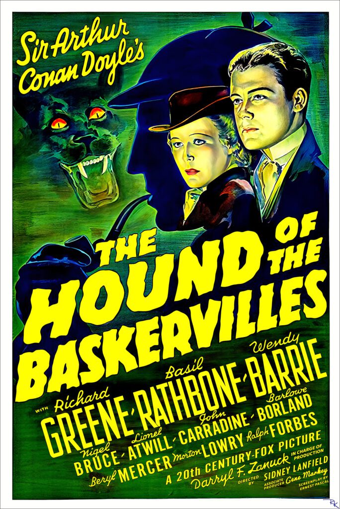 "The Hound Of The Baskervilles" starring Basil Rathbone - The Movie ...